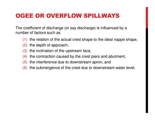 Chapter 7 spillway and energy dissipators | PDF | Water Services | Home ...