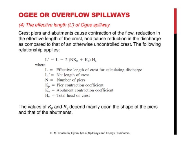 Chapter 7 spillway and energy dissipators | PDF | Water Services | Home ...
