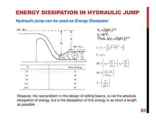 Chapter 7 spillway and energy dissipators | PDF