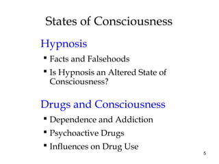 Chapter 7 (states of consciousness) | PPT