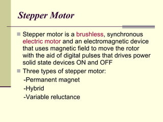Chapter 7 stepper motor | PPT