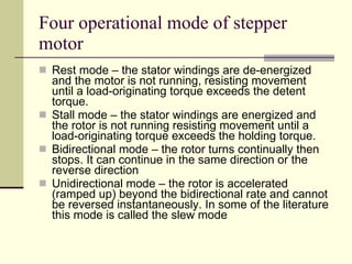 Chapter 7 stepper motor | PPT