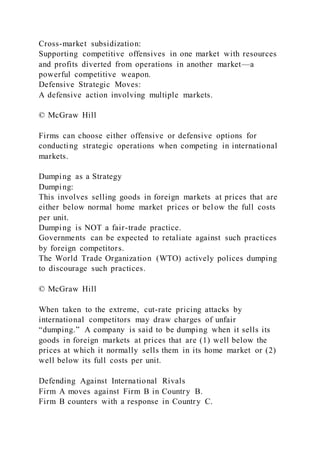 chapter 7 Strategies for Competing in International Markets© 2 | DOCX