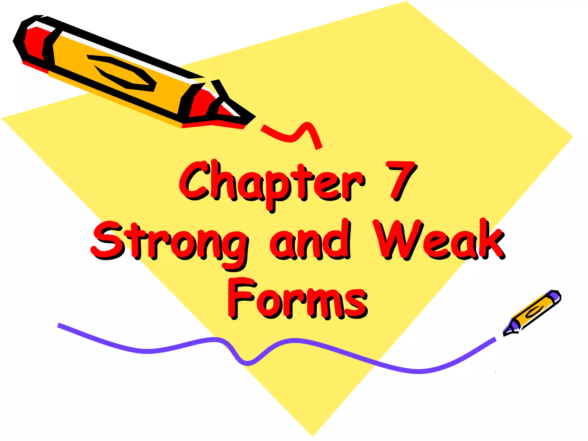 Chapter 7 strong and weak forms | PPT