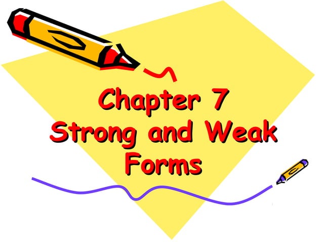 Chapter 7 strong and weak forms | PPT