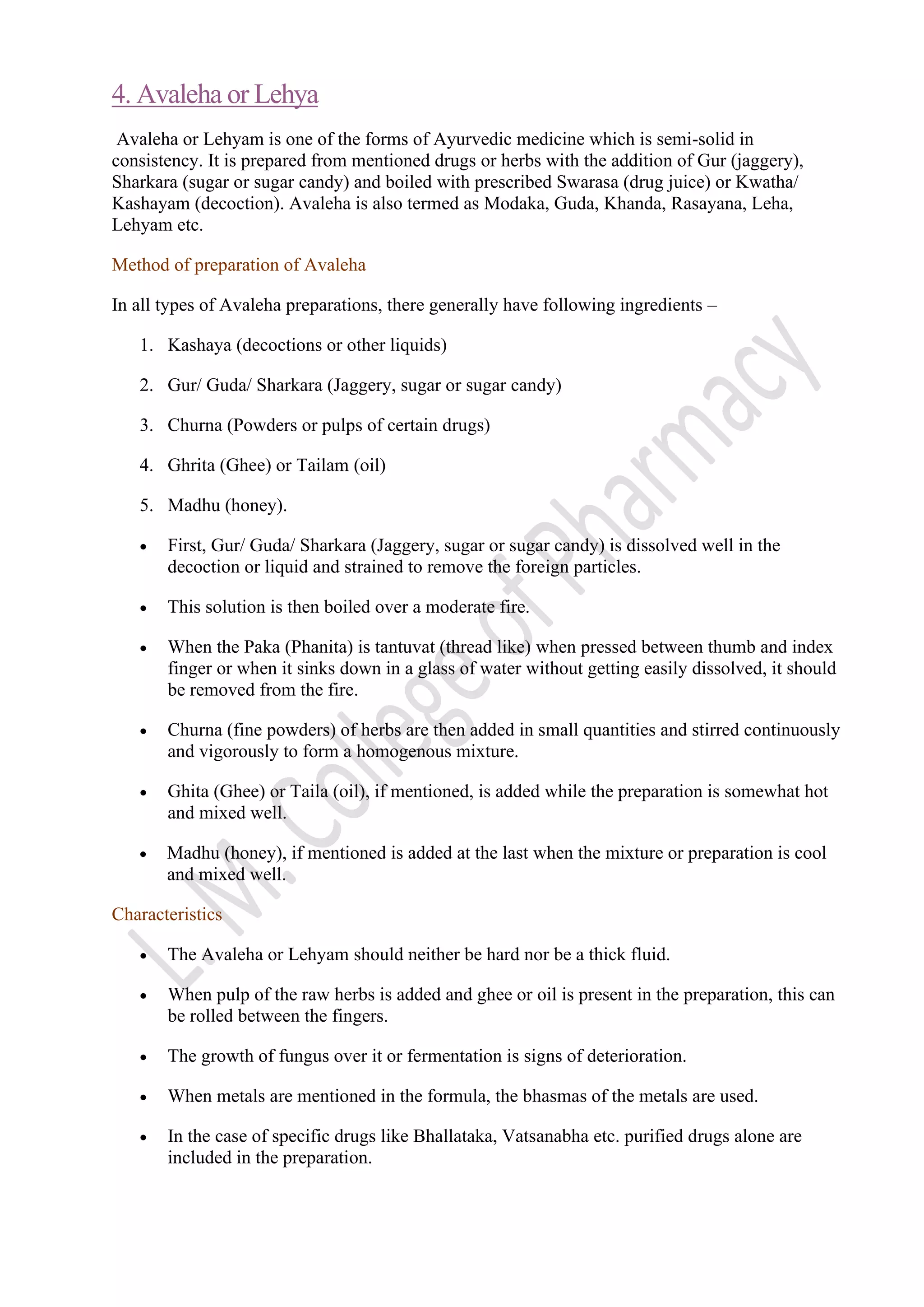 Chapter 7 study material for DPh students- Ayurvedic dosage forms.pdf