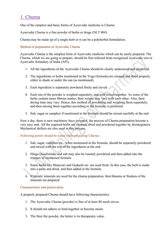 Chapter 7 study material for DPh students- Ayurvedic dosage forms.pdf