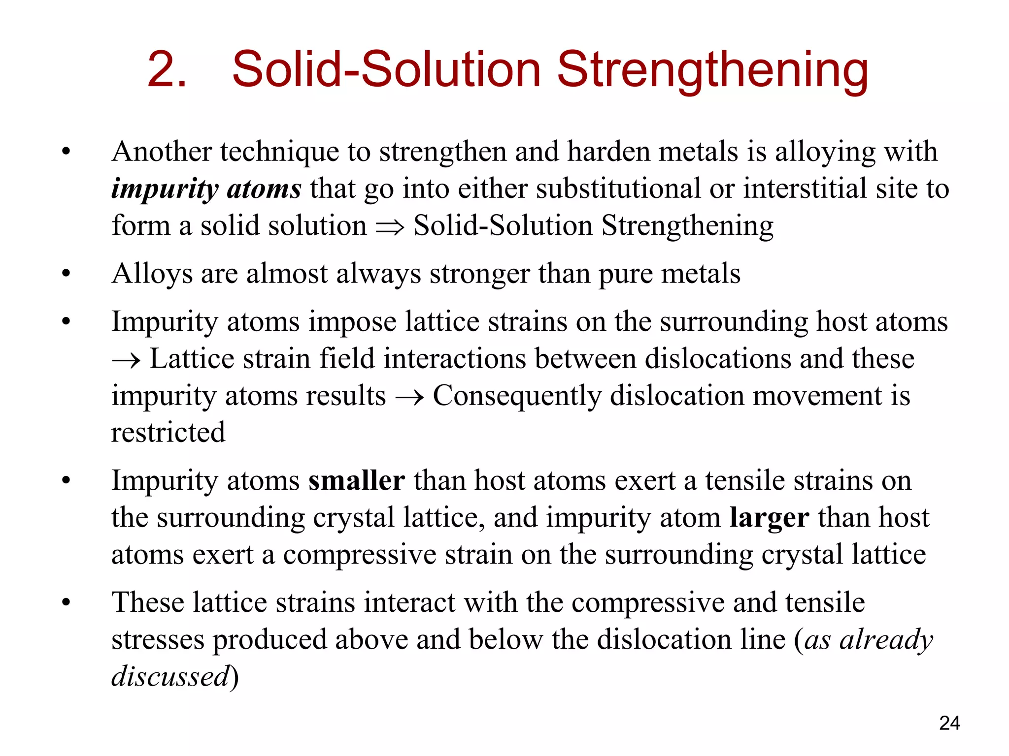 Metallurgy (Dislocations) | PPT