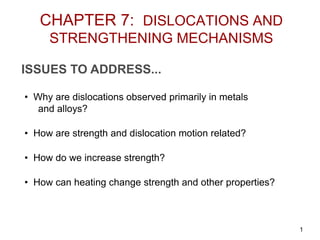 Metallurgy (Dislocations) | PPT