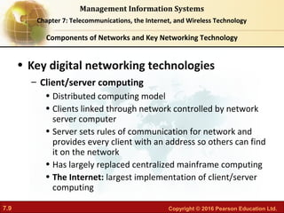 Chapter 7 telecommunications the internet and wireless technology | PDF