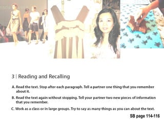 Reading Comprehension 1 (Well Read) Chapter 7 | PPT
