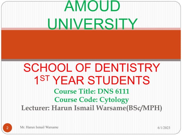 Chapter 7 The cell cycle.ppt