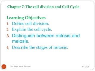 Chapter 7 The cell cycle.ppt