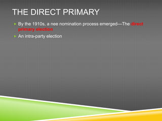 Chapter 7 the electoral process | PPT