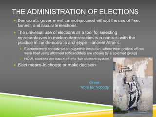 Chapter 7 the electoral process | PPT