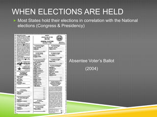 Chapter 7 the electoral process | PPT