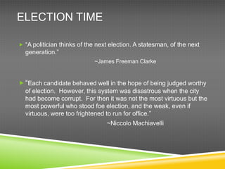 Chapter 7 the electoral process | PPT