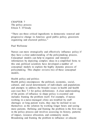 CHAPTER 7The policy processEileen T. O’GradyThere are t | DOCX