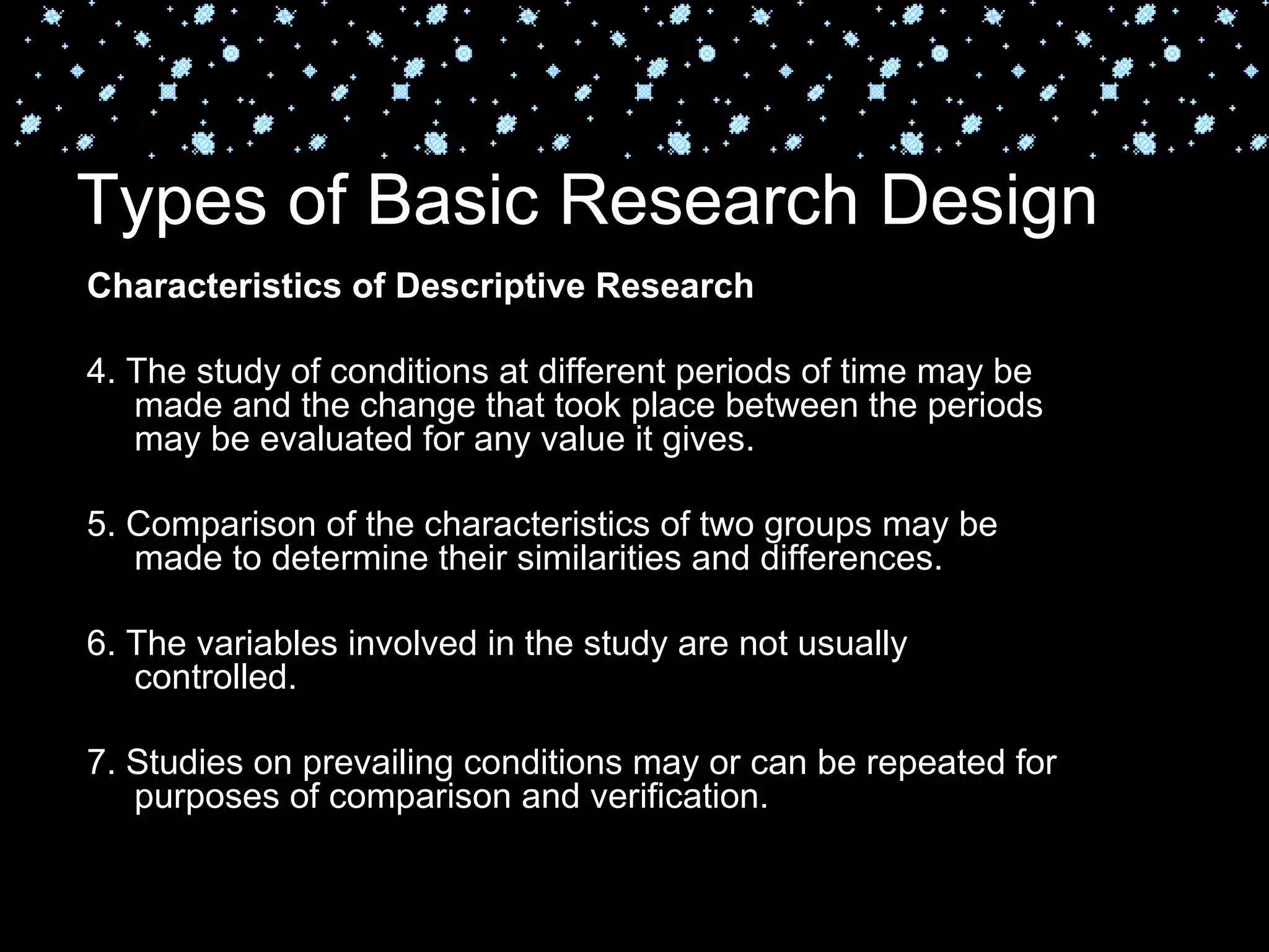 Chapter 7-THE RESEARCH DESIGN | PPT
