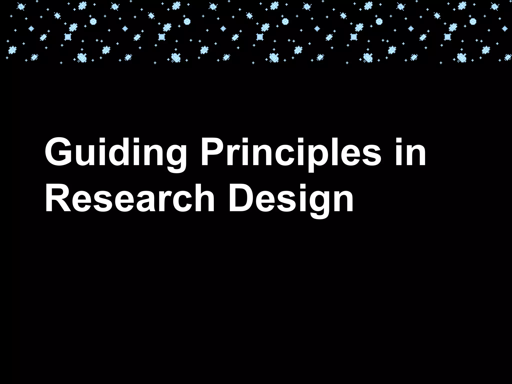 Chapter 7-THE RESEARCH DESIGN | PPT