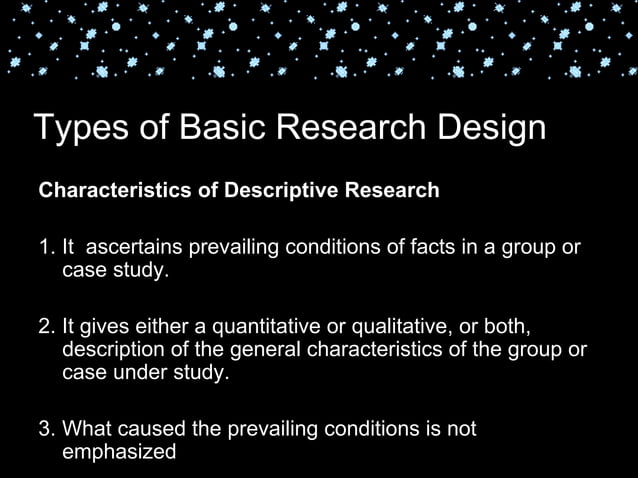 Chapter 7-THE RESEARCH DESIGN | PPT