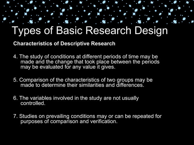 Chapter 7-THE RESEARCH DESIGN | PPT