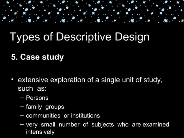 Chapter 7-THE RESEARCH DESIGN | PPT