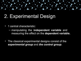 Chapter 7-THE RESEARCH DESIGN | PPT