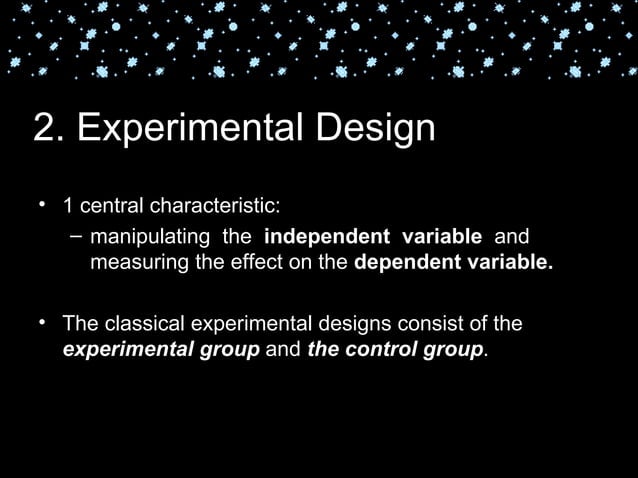 Chapter 7-THE RESEARCH DESIGN | PPT