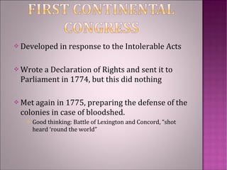 The Road to Revolution | PPT