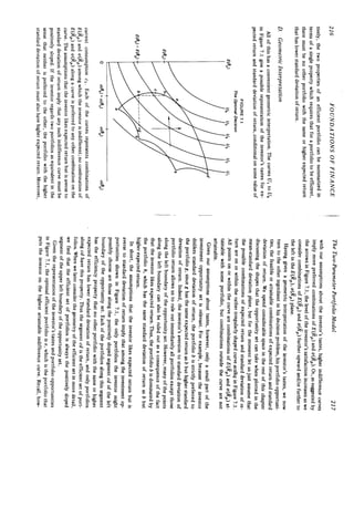 foundations of finance by fama 1976 Chapter 7 the two parameter portfolio model | PDF | Stocks ...