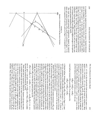 foundations of finance by fama 1976 Chapter 7 the two parameter portfolio model | PDF | Stocks ...