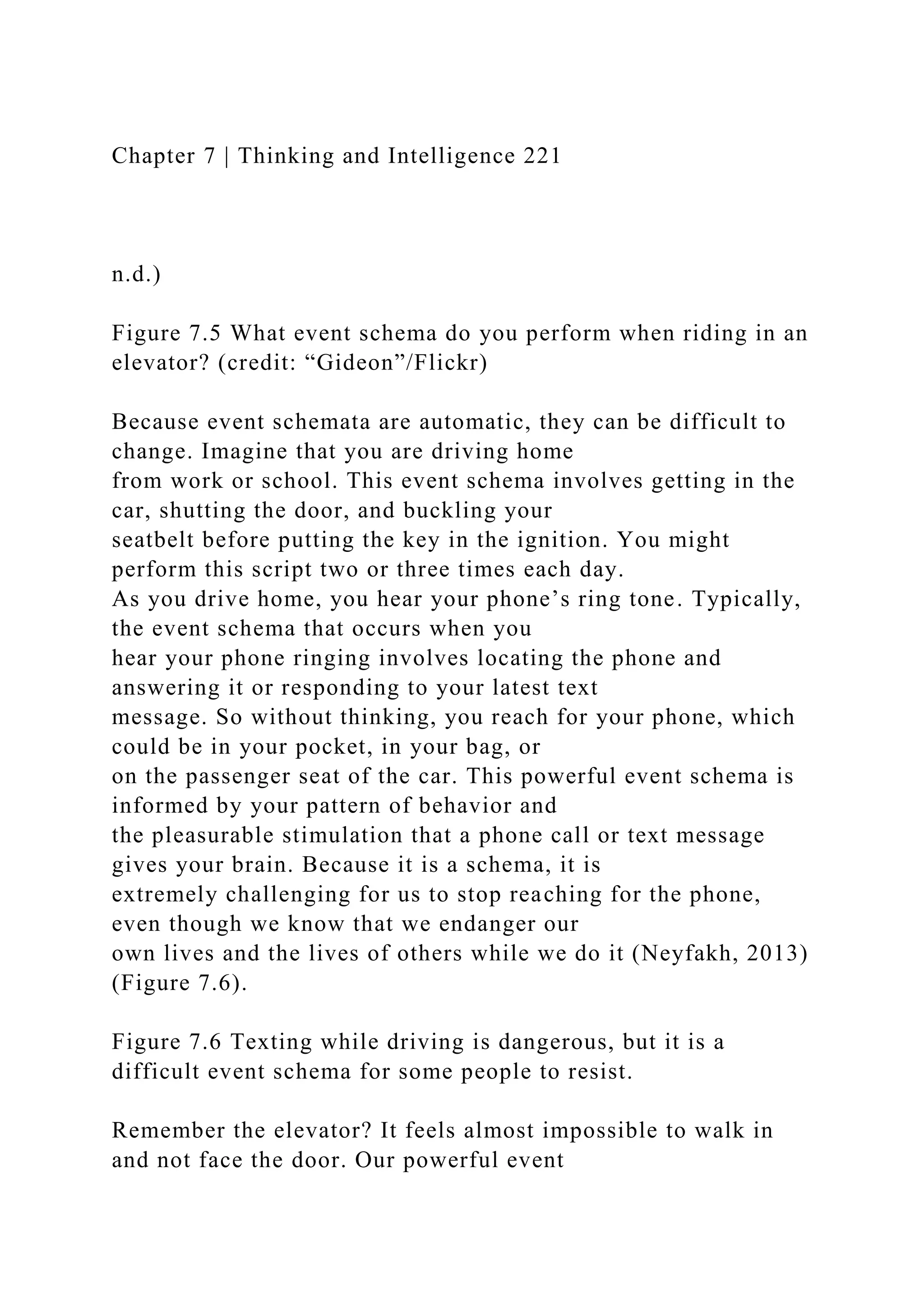 Chapter 7Thinking and IntelligenceFigure 7.1 Thinking .docx