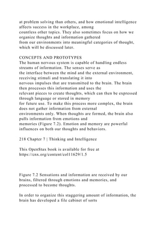 Chapter 7Thinking and IntelligenceFigure 7.1 Thinking .docx