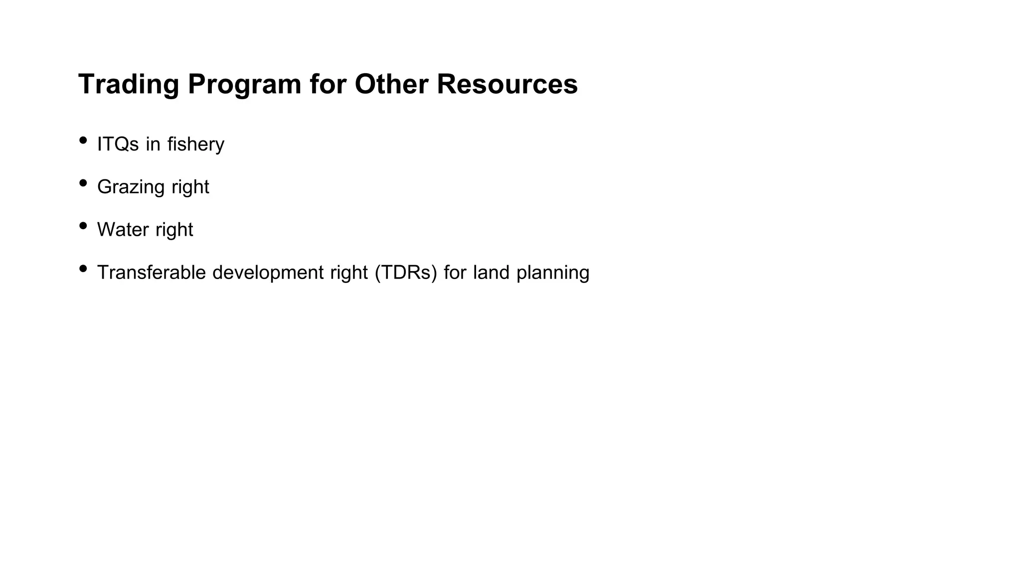 Chapter 7 tradable permits | PDF