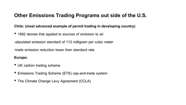 Chapter 7 tradable permits | PDF | Environmental Services Industry ...