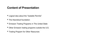 Chapter 7 tradable permits | PDF