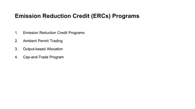 Chapter 7 tradable permits | PDF | Environmental Services Industry ...