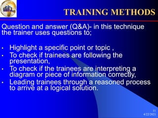 Chapter 7: Training Methods | PPT