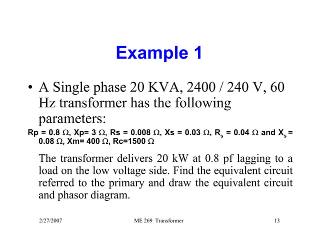 Chapter 7 transformers | PDF