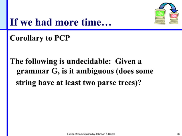 Chapter 7 Undecidable Reducibletheoryofcomputationppt 9243