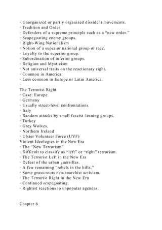 Chapter 7Violent IdeologiesTerrorism from the Left and Right.docx