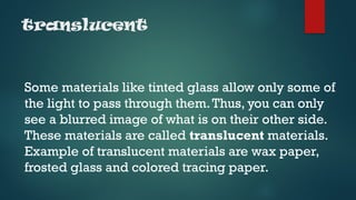 CHAPTER 7 What are the characteristics of light, sound.pptx