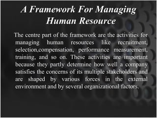 Strategic importance of HR | PDF