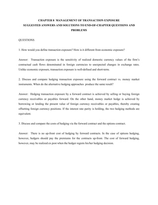 Chapter8 International Finance Management | PDF