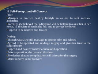 Sample Gordon's Functional Health Pattern: Intestinal Obstruction ...