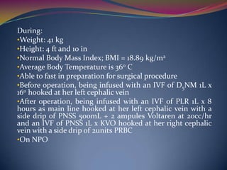 Sample Gordon's Functional Health Pattern: Intestinal Obstruction ...