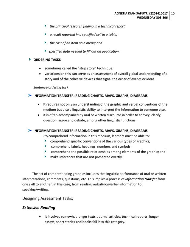 assesing reading | PDF