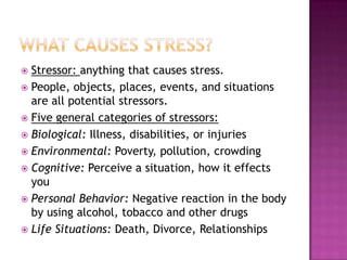 Stress and Anxiety | PPTX