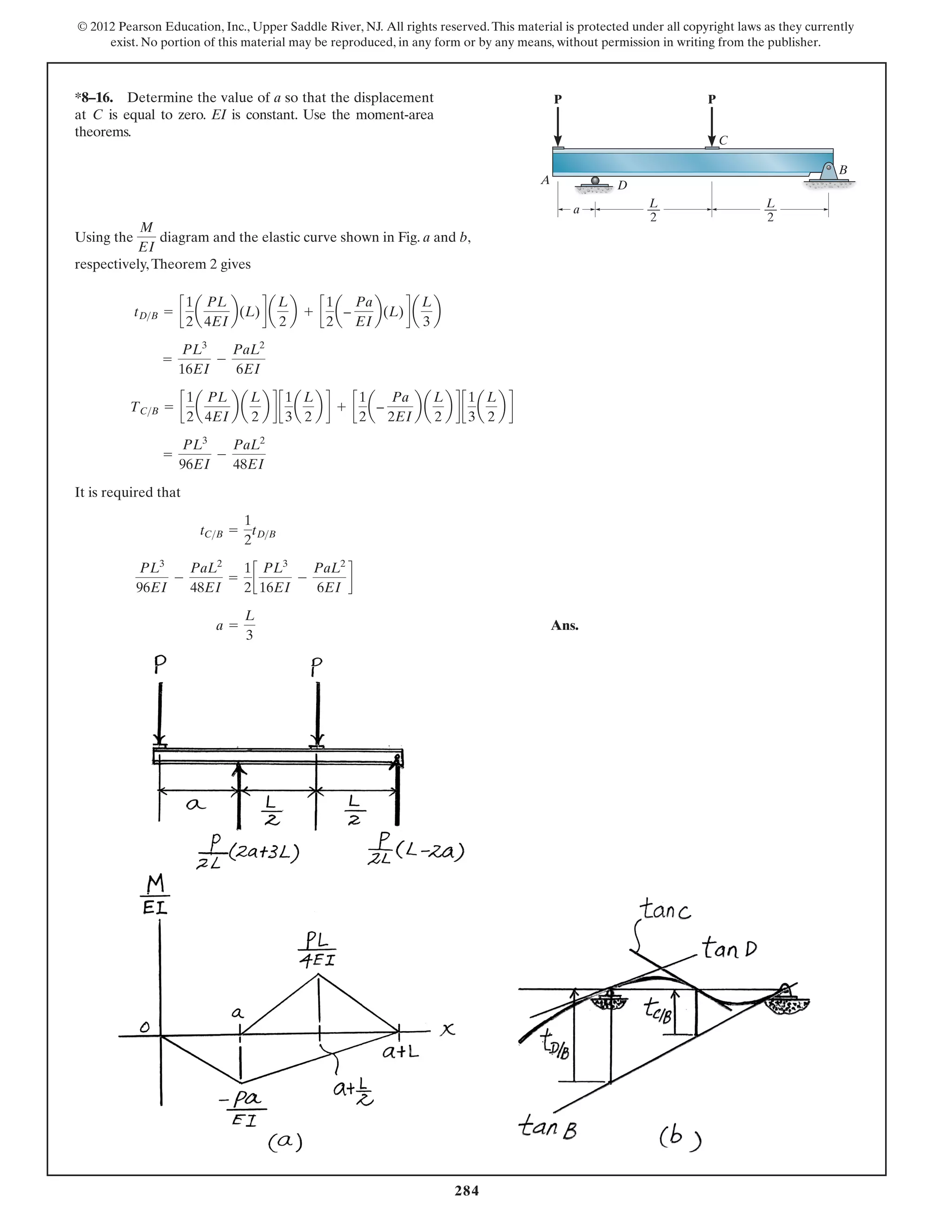 structural analysis CE engg. solved ex. | PDF